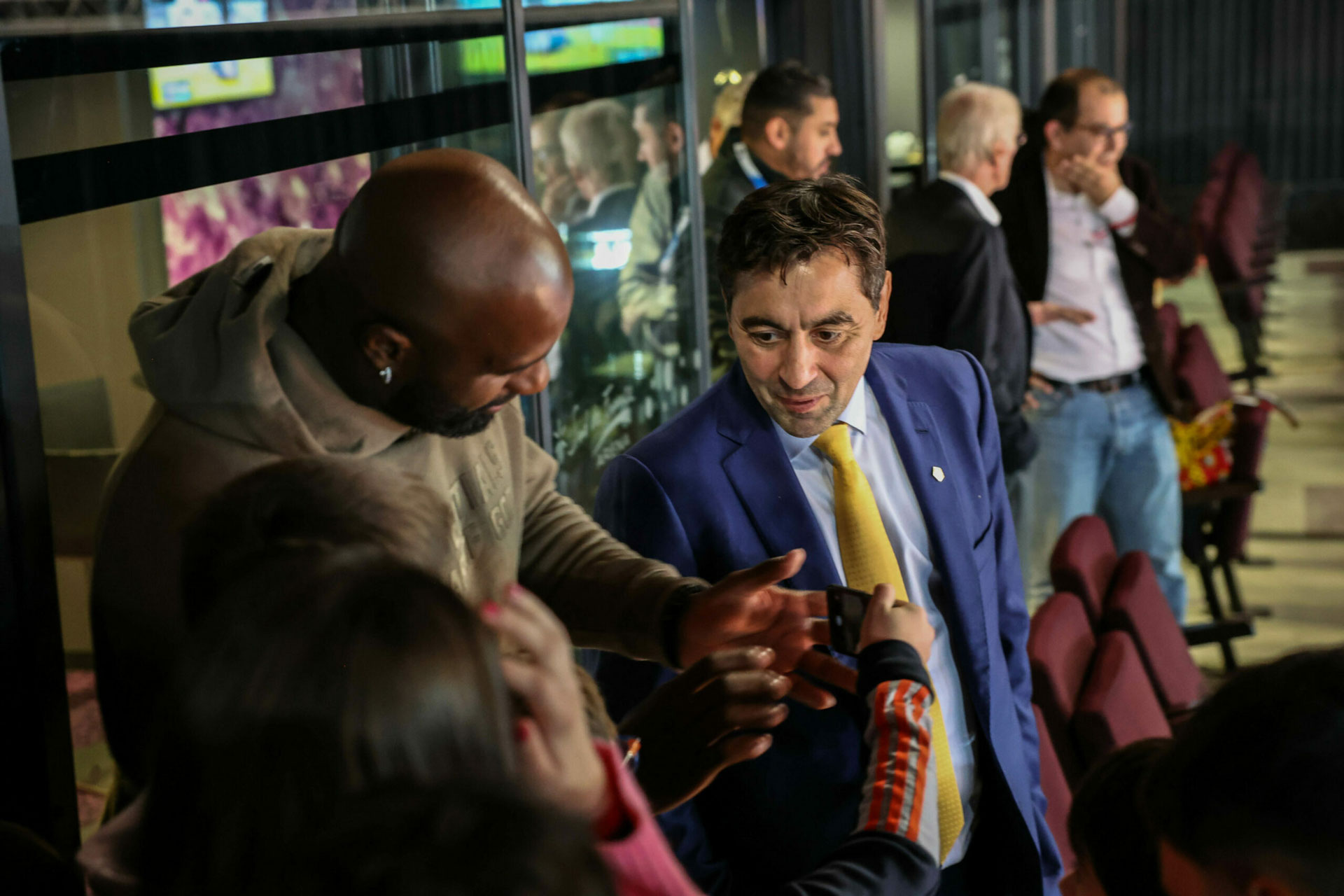 "KING" TEDDY IN THE VIP LOUNGE - European Judo Union